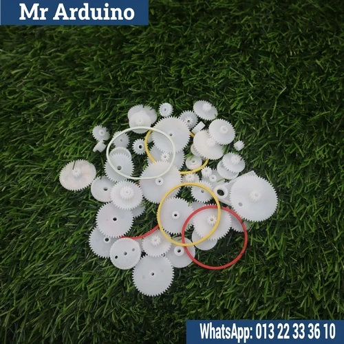 75 Pieces Plastic Gear Set for DIY Projects