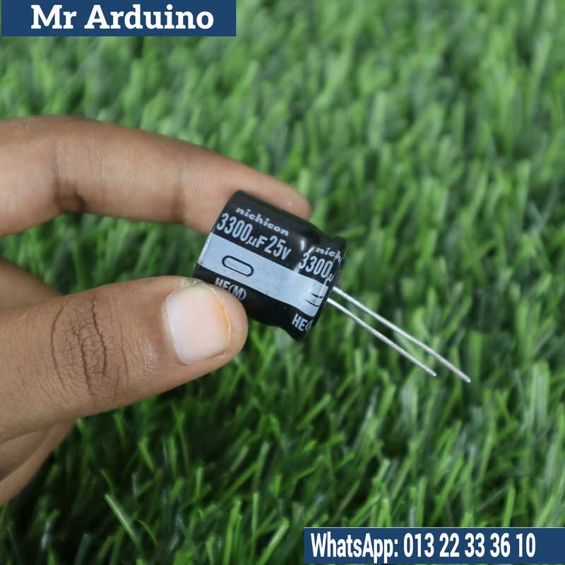 25V 3300uF Electrolytic Capacitor