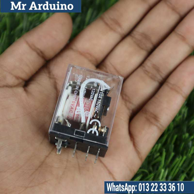 220V AC 8 Pin Glass Relay